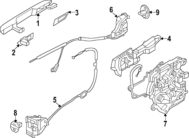 81405-R0000 - Latch Assembly 2022-2024 Kia Carnival | Kia.Parts Store