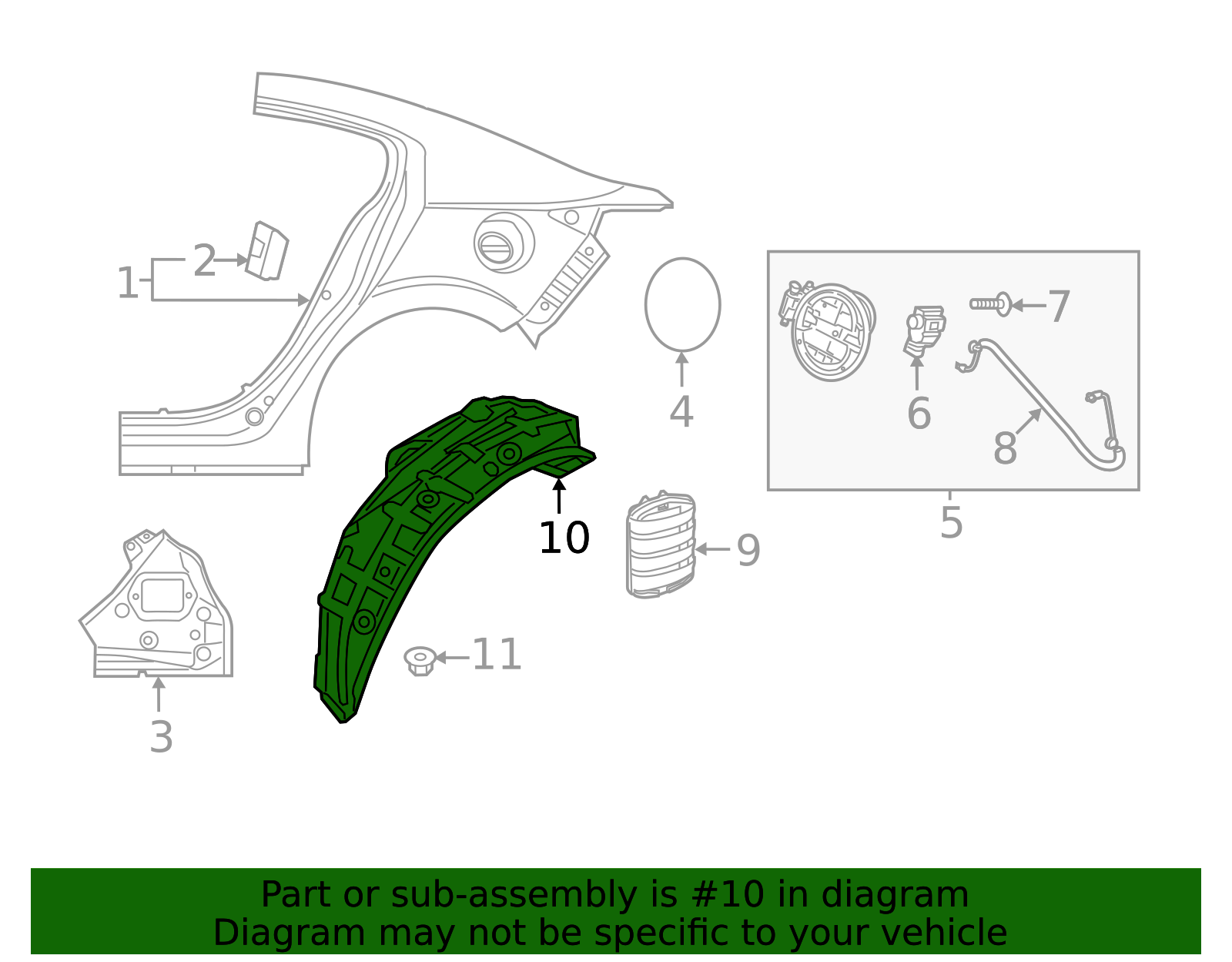 2019-2024 Mazda 3 Wheelhouse Liner BGKM-56-1H1 | Mazda-Parts