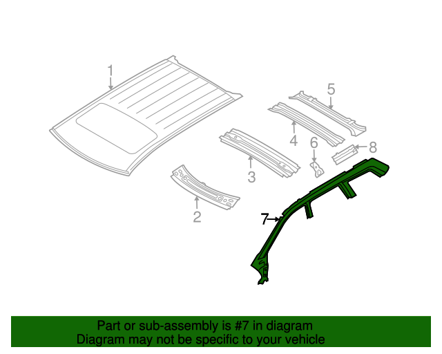 2003-2014 Volvo XC90 Center Pillar - Driver's Side (LH) 31349558 ...