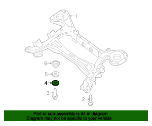 2004-2020 Infiniti Suspension Cross-Member Washer 55482-AG00A ...