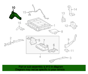 G92D2-47010 - Air Outlet Duct 2012-2015 Toyota Prius Plug-In ...