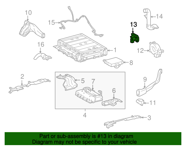 G3834-47040 - Grip - 2012-2015 Toyota Prius Plug-In | OEM Genuine ...