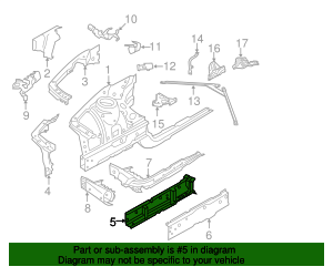 2012-2021 BMW Exterior left engine support 41-00-7-377-917 | AutoNation ...