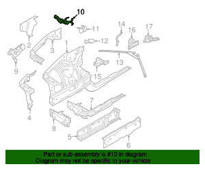 13-71-8-618-896 - Bracket for intake silencer, right 2012-2021 BMW ...
