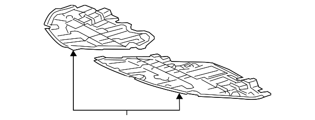 51442-33160 - Under Cover 2013-2015 Lexus | Lexus Parts Outlet