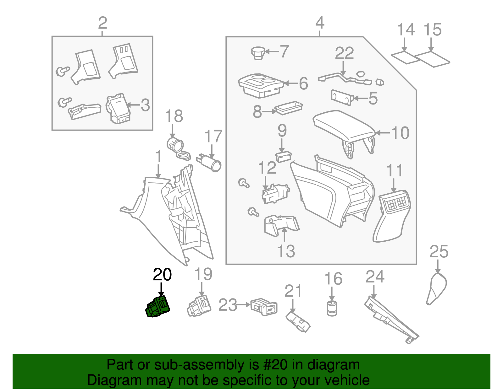 2009-2016 Toyota 2009-2016 Toyota - Seat Heat Switch 84751-04011 ...