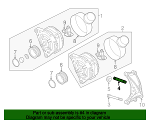 WHT-005-825 - Alternator Stud 2012-2019 Audi | Audi OEM Parts