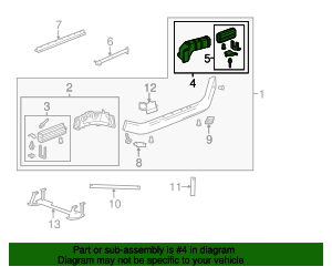 2014-2019 Chevrolet Corvette Passenger Side Frame Rail End 23247634 ...