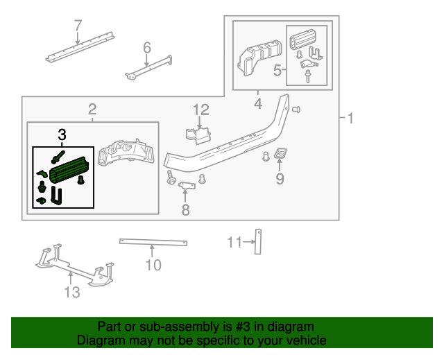 2014-2019 Chevrolet Corvette Driver Side Front Compartment Front Lower ...