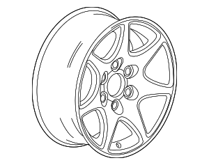 2019-2021 GM 22 Wheel, High Gloss Black 84799395 | GMPartsDirect.com