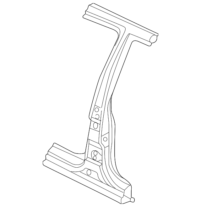 71402-3DB00 - Center Pillar - 2002-2005 Hyundai Sonata | OEM Parts Quick