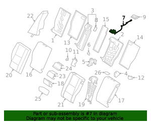 2017-2023 Mercedes-Benz Folding Seat Latch 213-920-61-02-64 ...