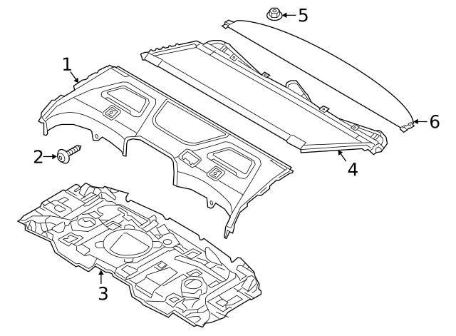 2020-2022 Genesis G90 Trim Assembly Package Tray Front 85620-D2850-UUB ...