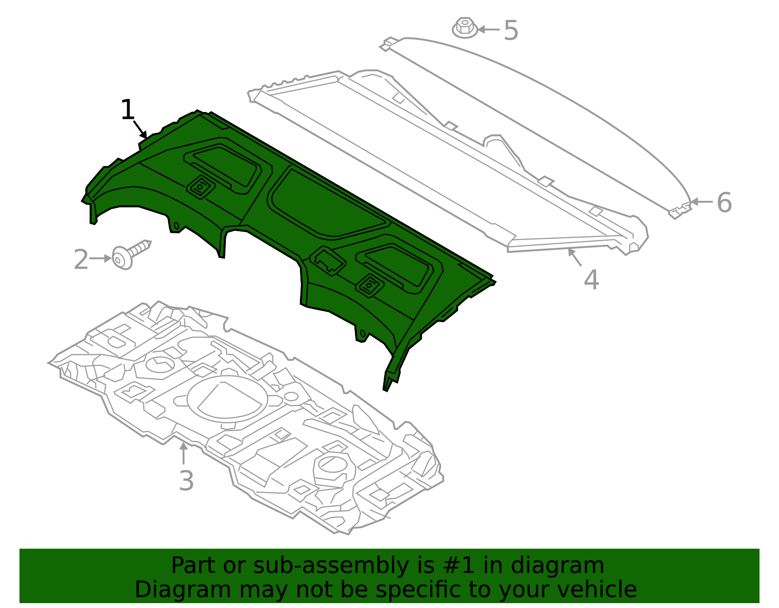 85620-D2750-OWN - High-Quality Package Tray Trim for 2020-2022 Genesis ...