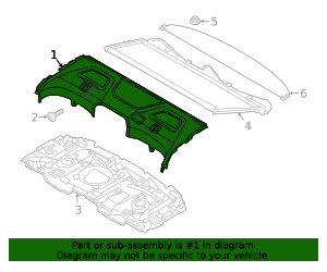 2020-2022 Genesis G90 Trim Assembly Package Tray Front 85620-D2850-UUB ...