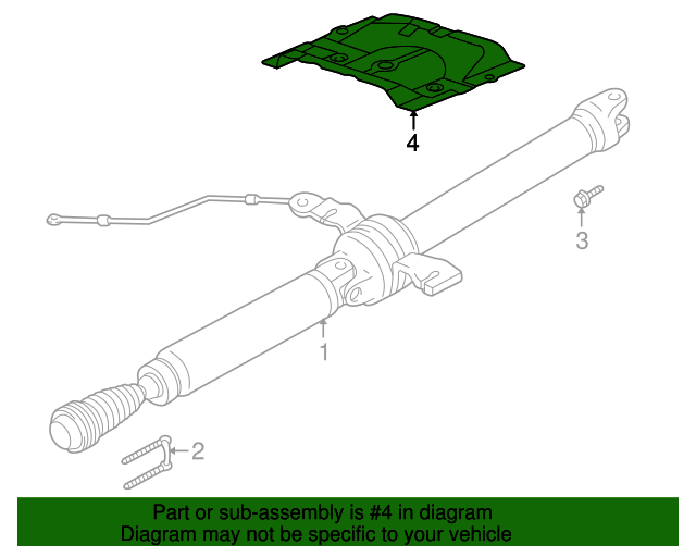2001-2008 Ford Drive Shaft Center Support YL8Z-4A499-AA | QuirkParts