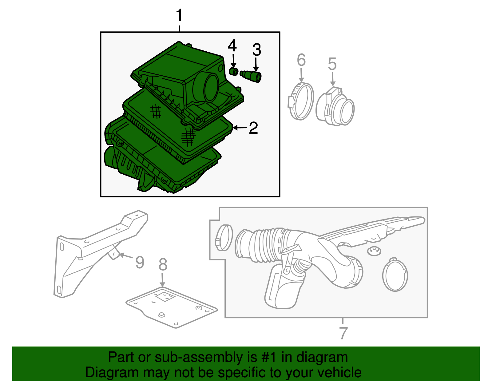 23360000 - Air Cleaner 2009-2014 GM | Big 3 Auto Parts