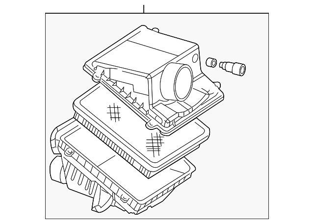 2009-2014 GM OEM NEW 2009-14 GM Cadillac Chevrolet Air Cleaner Intake ...
