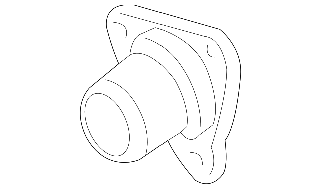 YL8Z-8K528-AE - Engine Coolant Thermostat Housing - 2001-2009 Ford ...