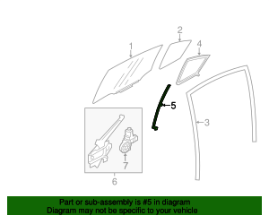 2017-2020 Subaru Impreza Lower Channel - Passenger Side (RH ...