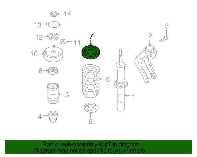 31-33-6-857-001 - Upper Seat - 2007-2019 BMW | BMWPartsHub
