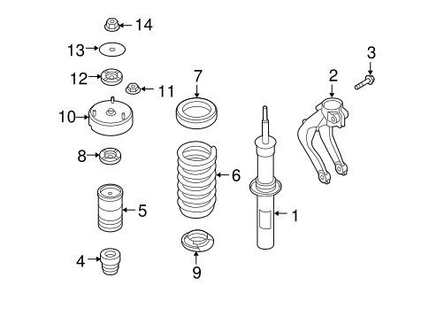 Struts & Components for 2008 BMW X5 | getBMWparts