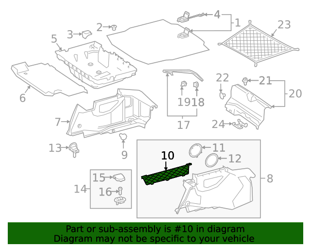 257-860-09-00 - Net 2019-2023 Mercedes-Benz | Mercedes-Benz USA Parts