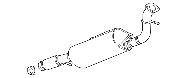 2021-2024 GM Center Muffler 84964236 GM | GMPartsDirect.com