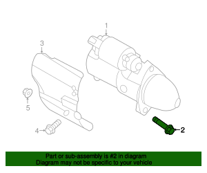 36211-27000 - Starter Bolt 2007-2024 Kia | Kia.Parts Store