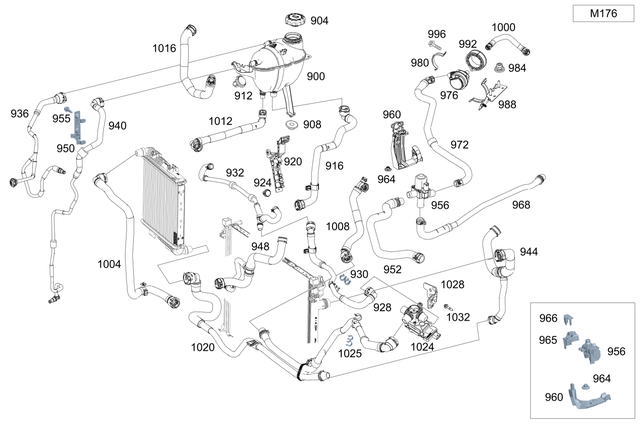 167-501-44-02 - Coolant Line 2020-2024 Mercedes-Benz | Mercedes-Benz ...