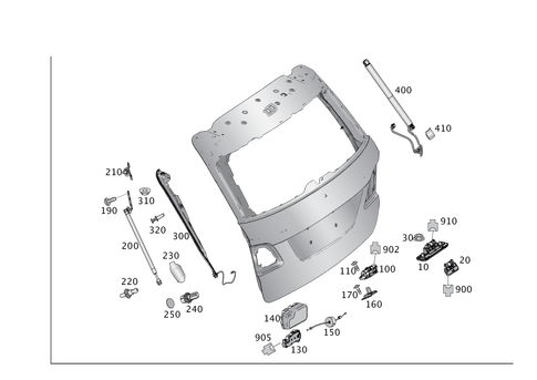 Locking System for 2015 Mercedes-Benz GL450 | Mercedes-Benz USA Parts