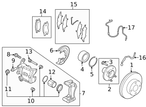 2020-2024 Nissan Pad Kit-Disc Brake, Front D1060-5EA0A | Nissan Parts Plus