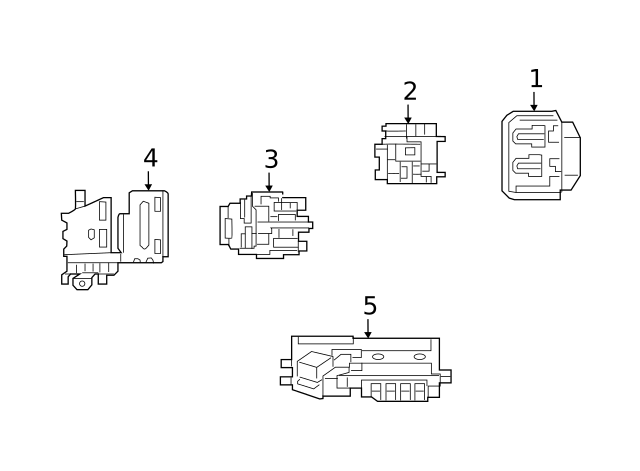 213-540-11-15 - Fuse Box 2019-2021 Mercedes-Benz | Mercedes-Benz USA Parts