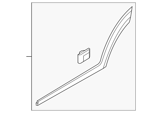 2016-2021 Hyundai Tucson Lower Molding 87732-D3000-CA | HyundaiParts.Online