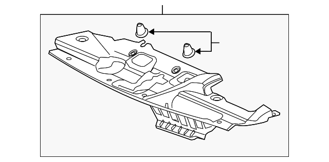 71125-TK8-A00 - Cover Front Bulkhead - 2011-2013 Honda Odyssey ...