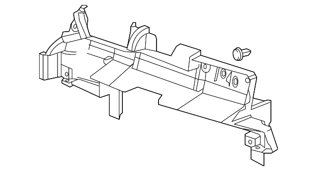 2019-2022 Chevrolet Spark Radiator Air Upper Baffle 42673788 GM ...