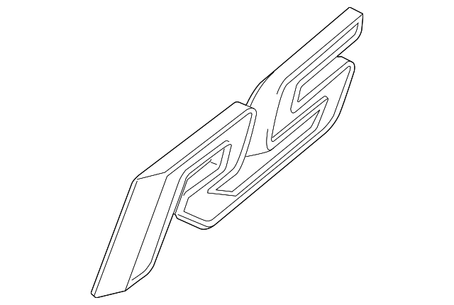 2019-2023 Chevrolet Malibu Deck Lid Emblem 84476107 | GMPartsDirect.com