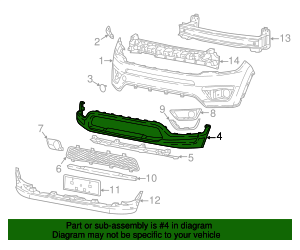 2017-2021 Jeep Compass Fascia 68351583AB | TascaParts.com