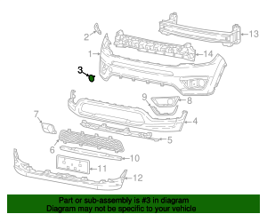 68228501AB - Coolant Bottle Return Hose - 2013-2018 Mopar | Mopar Parts ...