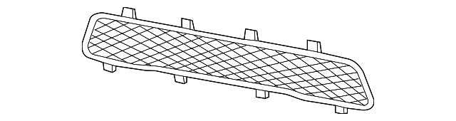 2017-2020 Jeep Compass Lower Grille 5UP88RXFAA | TascaParts.com