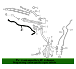 2016-2020 Buick Envision Windshield Washer Nozzle Hose 84721186 ...