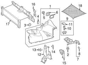 2017-2020 Mercedes-Benz Trim, Load Compartment 238-690-07-02 | Mercedes ...