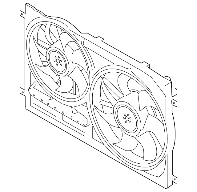 RF-865 - Motorcraft™ Engine Cooling Fan Assembly 2015-2024 Ford ...
