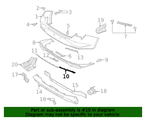 Genuine Chrome Strip for 2021-2023 Hyundai Elantra | Part# 86698-AA200 ...