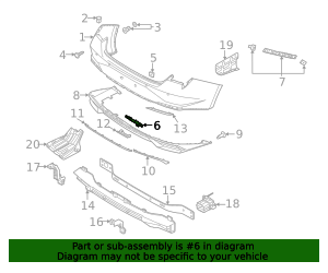 Genuine Bumper Bracket for 2021-2023 Hyundai Elantra | Part# 86625 ...