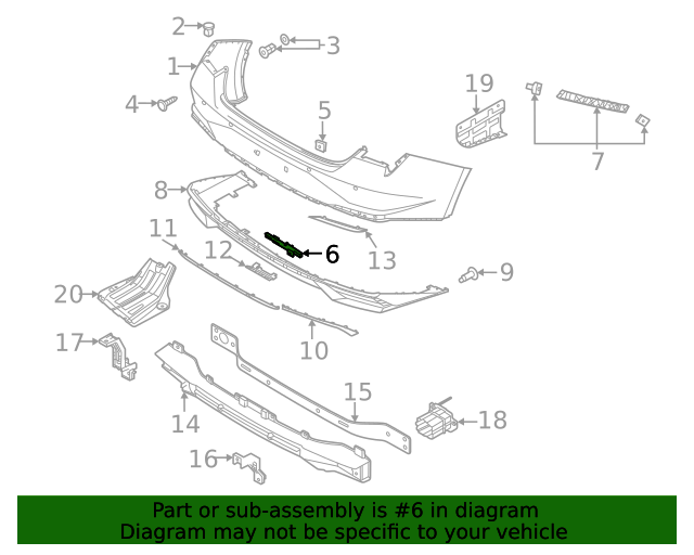 Genuine Bumper Bracket for 2021-2023 Hyundai Elantra | Part# 86625 ...