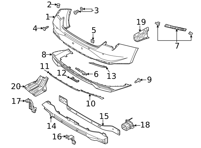 Genuine Bumper Bracket for 2021-2023 Hyundai Elantra | Part# 86625 ...