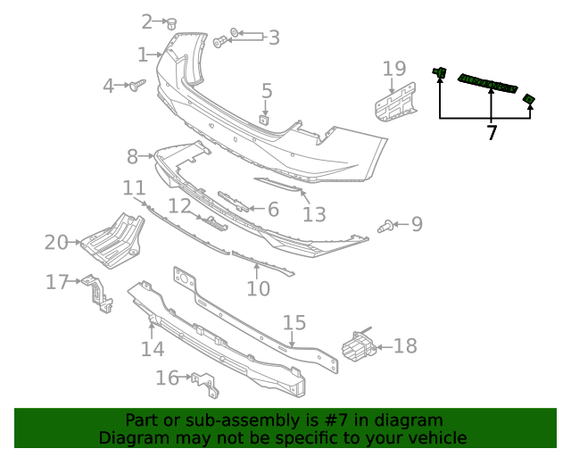 Genuine Side Bracket for 2021-2023 Hyundai Elantra | Part# 86651-AA000 ...