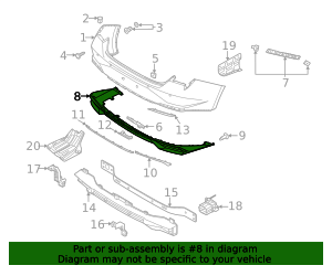 2021-2023 Hyundai Elantra Lower Cover 86612-AB000 | OEM Parts Online