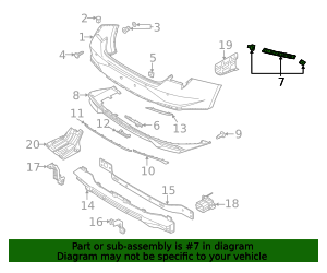 86651-AA000 - Bumper Cover Bracket 2021-2023 Hyundai | AutoNationParts.com